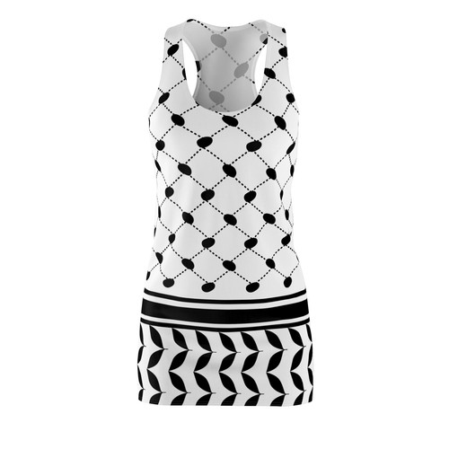 Women's Short Dress Palestinian Arab Keffiyeh Ramadan Beach Scarf ...