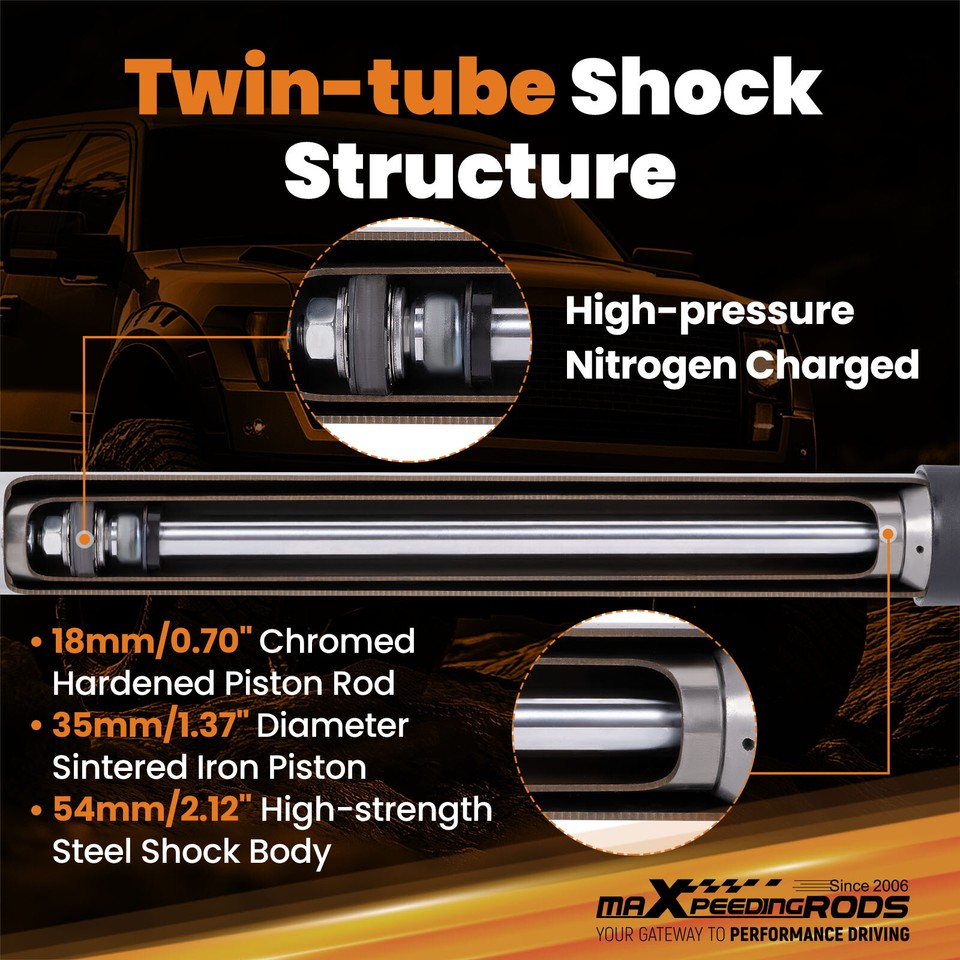 3.5" Lift Kit w/Lift Struts for Chevy/GMC 1500 2019-2025 Lift Level Kit ...