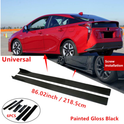 86" Fit For Toyota Prius 2016 17 Side Skirt Lip Extension Splitter ...
