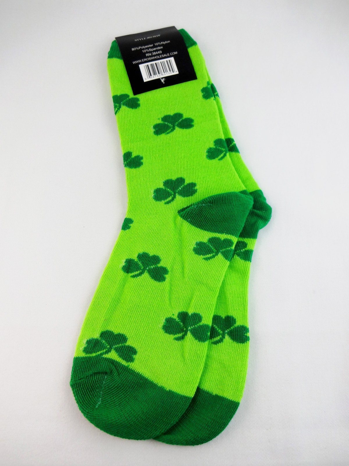 St. Patrick's Day Socks Ladies Crew Length Size 9-11 One Pair | eBay