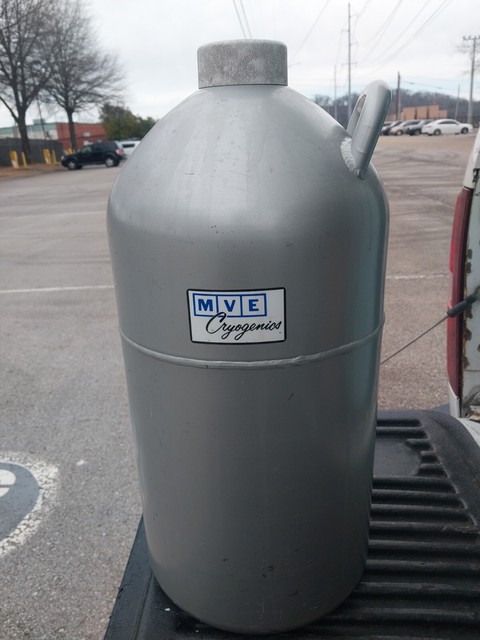 MVE Cryogenics A1500 Liquid Nitrogen Tank Dewar Stainless Steel for ...