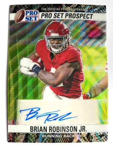 2022 Leaf Pro Set Metal '90 Snakeskin Wave Brian Robinson Jr. Autograph ...