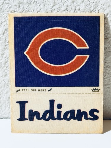 1968-72 Fleer Baseball Cloth Stickers Cleveland Indians Early Variation ...