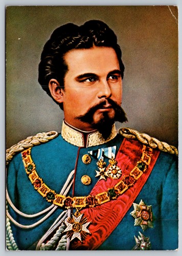 Postcard Art Portrait King Ludwig II von Bayern of Bavaria 57F | eBay