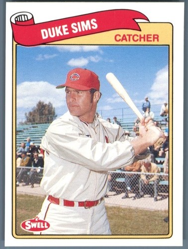 1989 Swell Baseball Greats Cleveland Indians Duke Sims #128 | eBay