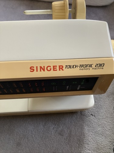 Singer Touch-Tronic 2010 Sewing Machine/VinylCover/Box/Manual | eBay
