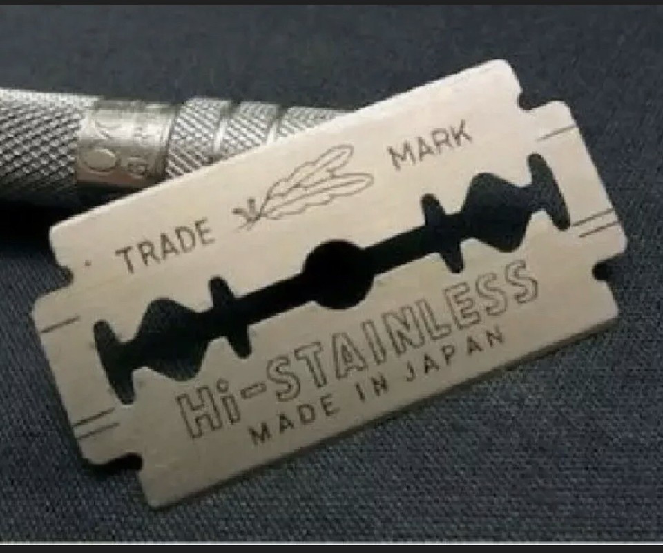 100X Feather Shaving Razor Blades Stainless Double Edge Original Made ...