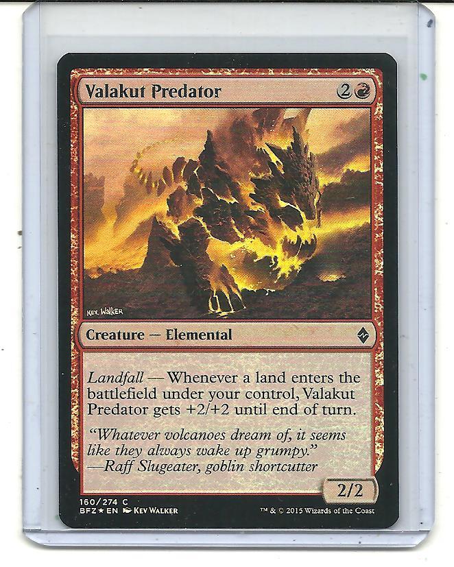 Valakut Predator - Foil - Battle for Zendikar - Magic the Gathering | eBay