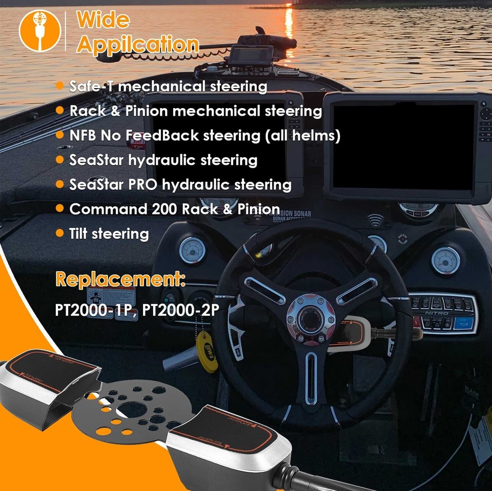 Dual Blinker Style Trim Steering Control Dual Switch Trim/Plug Plate ...