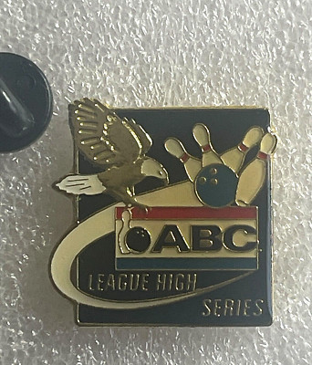 ABC League High Series Bowling Lapel Pin #3 | eBay