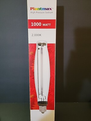 Plantmax 1000 Watt 2000K High Pressure Sodium Grow Lamp Light Bulb NEW ...