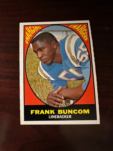 1967 Topps - #130 Frank Buncom -San Diego Chargers - MINT - PACK FRESH ...