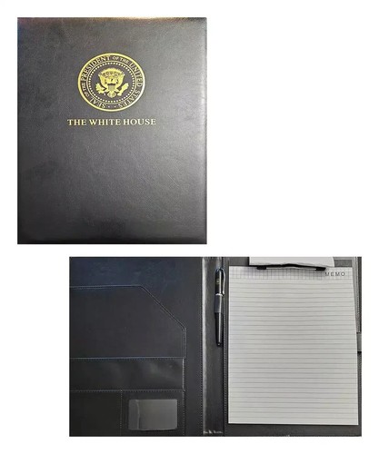 Presidential White House VVIP Portfolio & President Trump Signature Pen ...