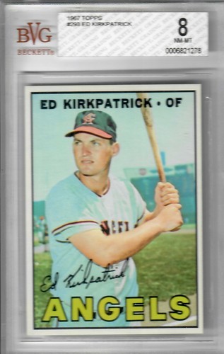 1967 Topps #293 Ed Kirkpatrick BVG 8 NM-MT | eBay