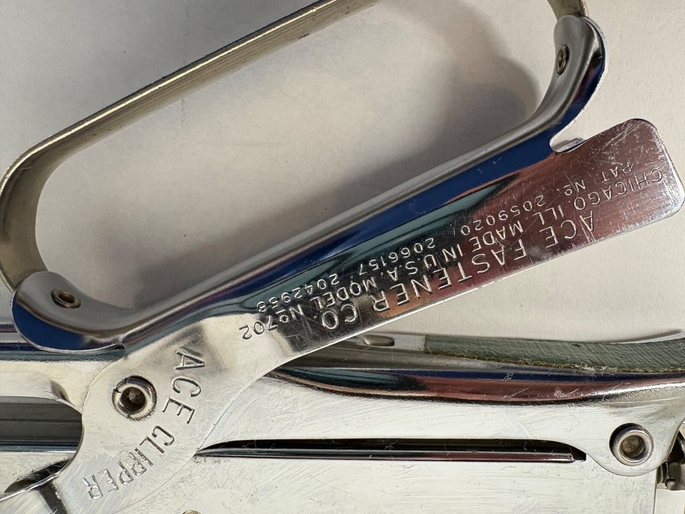 VTG ACE Fastener Co- Stapling Plier #702 USA | eBay