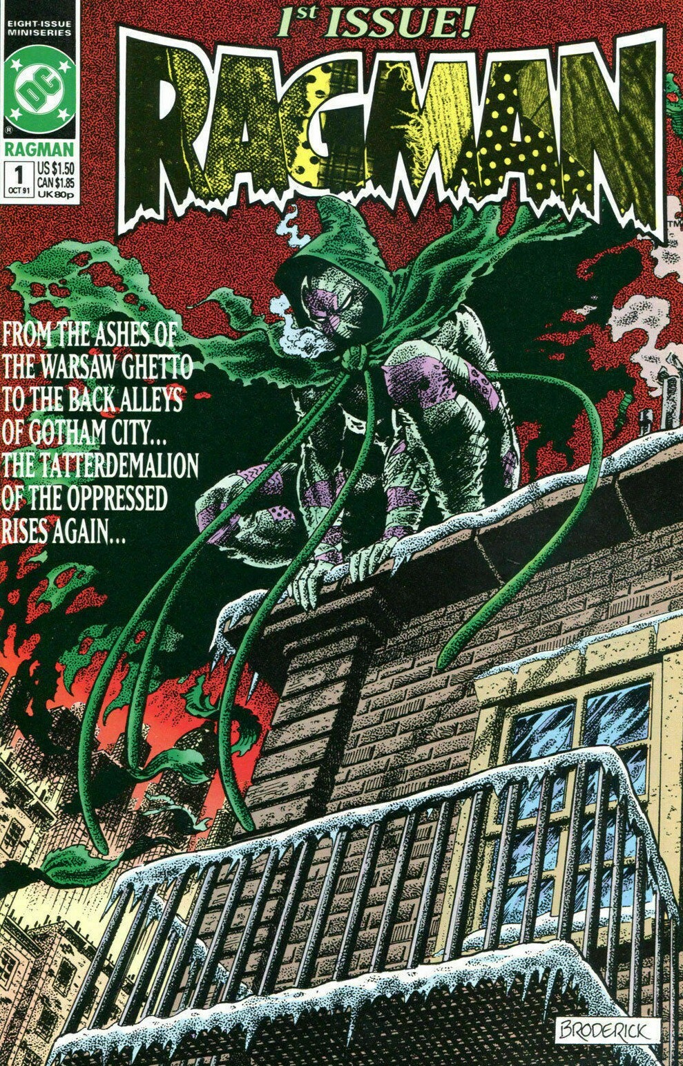 Ragman #1 Comic 1991 - DC Comics - Tatterdemalion Oppressed Protector ...