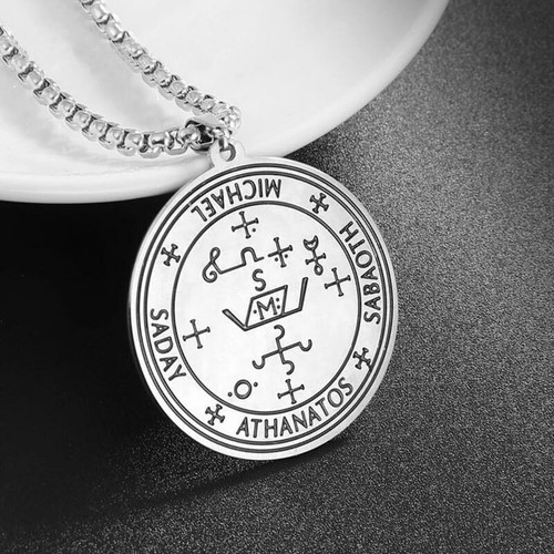 Seal of the Archangel Saint Michael Sigil Talisman Angel Medal Pendant ...