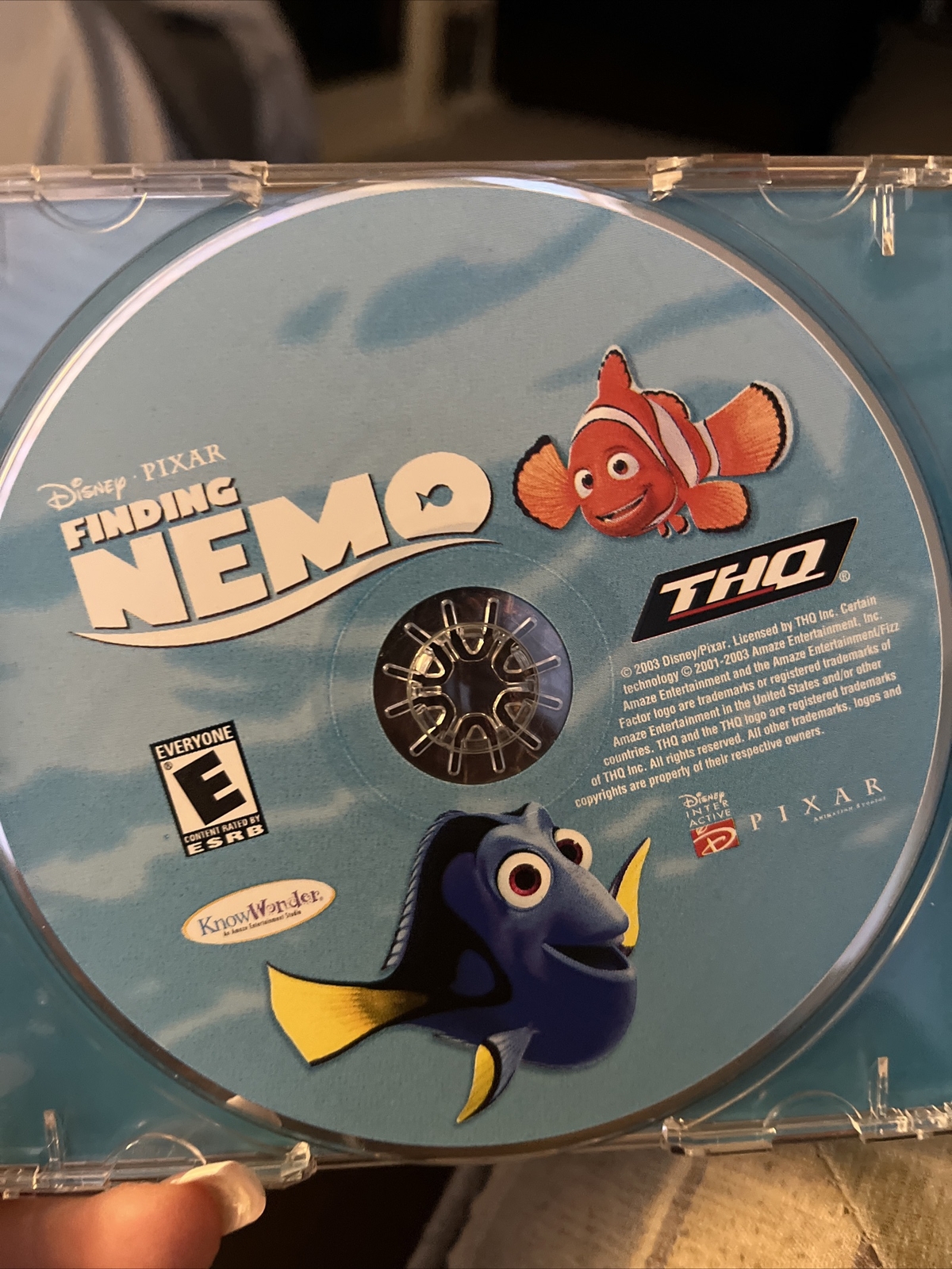 Finding Nemo PC Game CD-ROM Disney/Pixar 2003 Windows 98/ME/XP/2000 ...