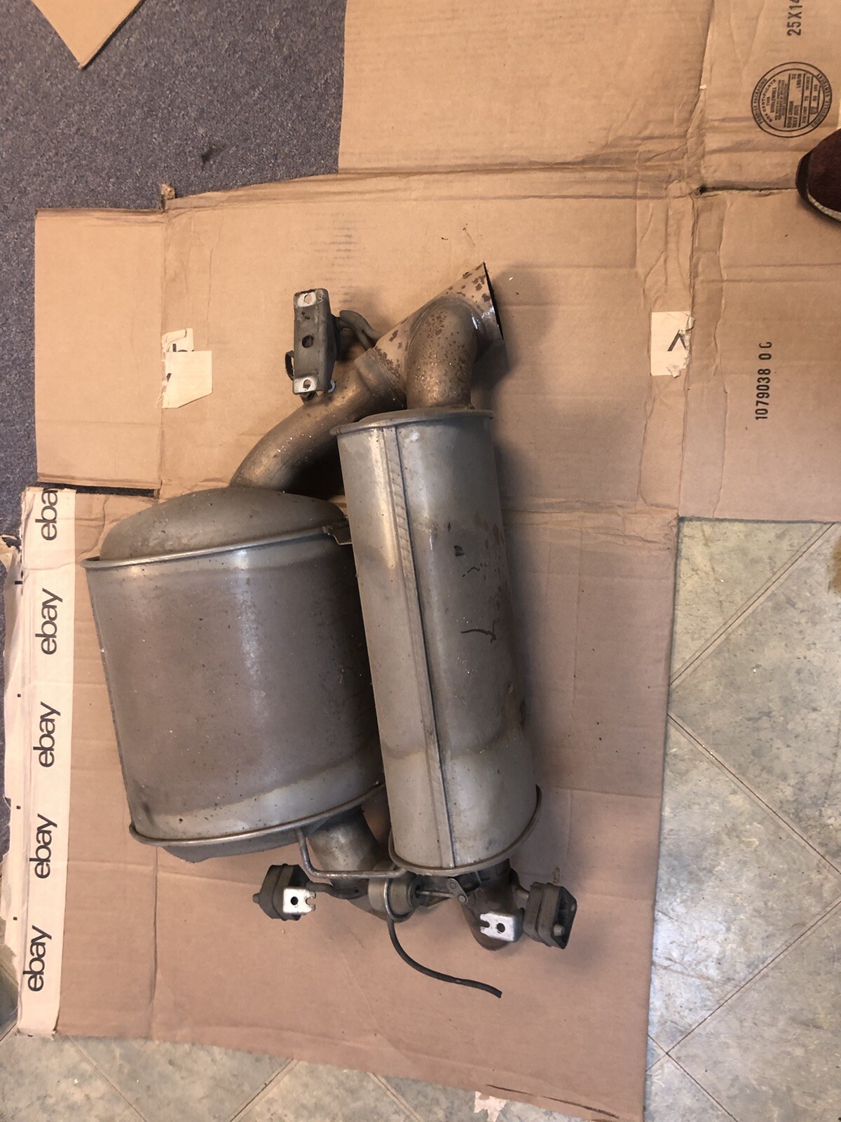 2002-2008 BMW E65 745i 750i 730i 745Li 750Li 730Li Muffler Exhaust OEM ...