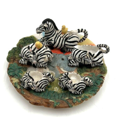 Zebra Mini Tea Set With Plate- 6 Piece | eBay