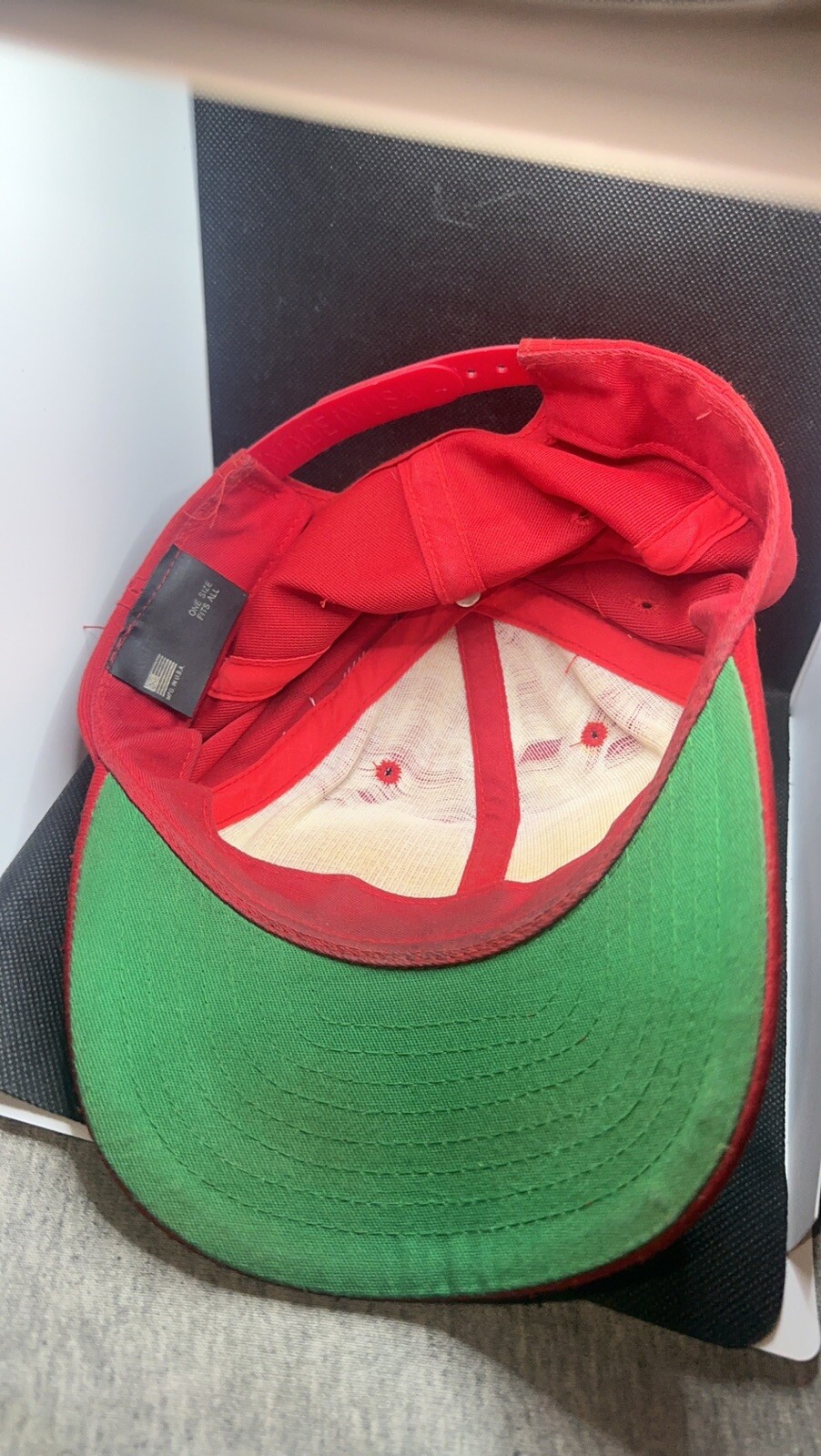 Vintage US Marine Corps USMC Hat Patch Eagle Crest Sn… - Gem