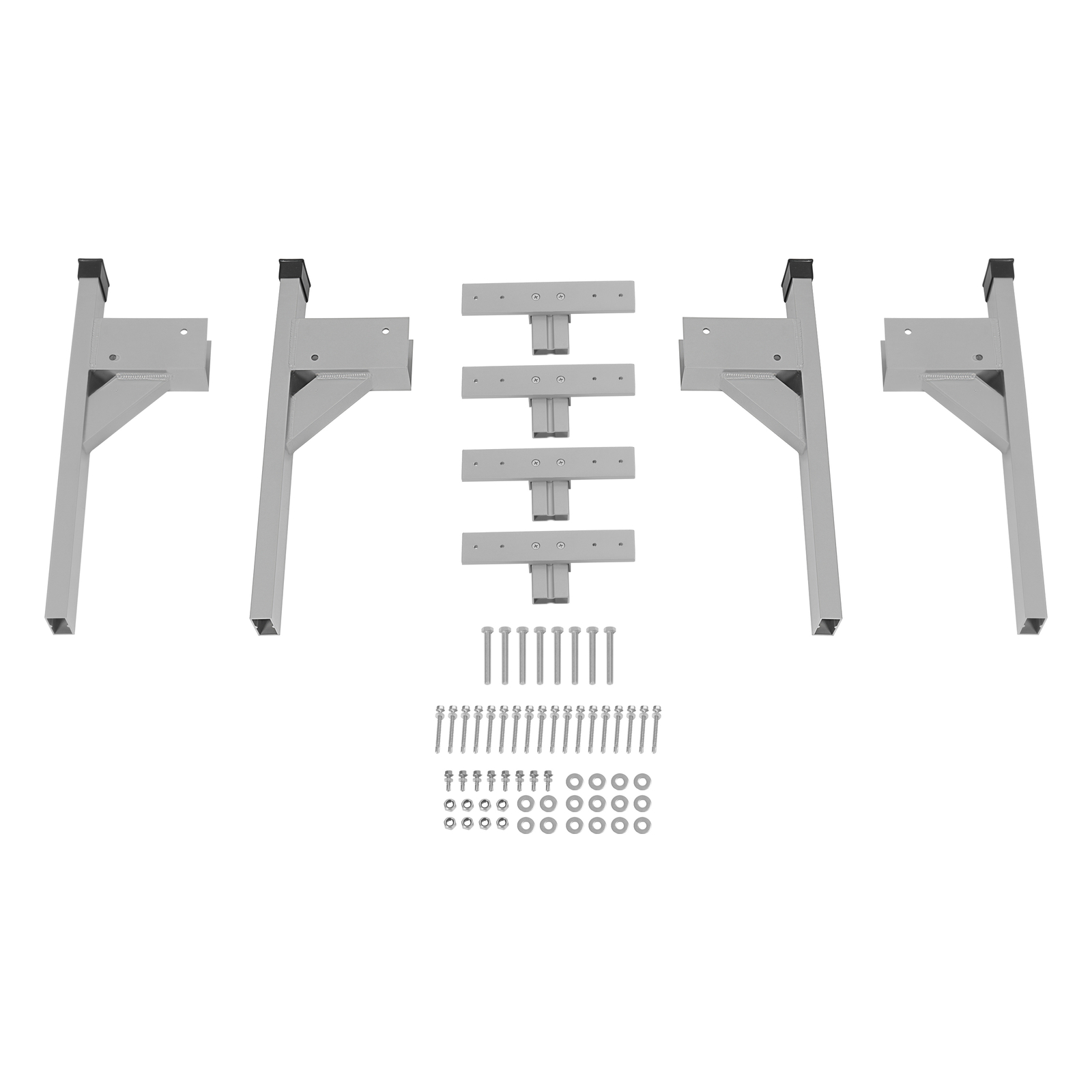 Adjustable Roof Ladder Rack Bracket Kit For Open or Enclosed Trailers ...