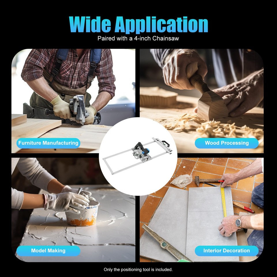 Circular Saw Guide Tool Track Rail Woodworking Edge Positioning Cutting ...