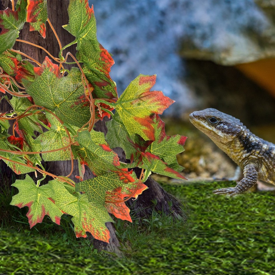 4 Pack Snake Tank Decor Terrarium Accessory Decorations Reptile Fake ...