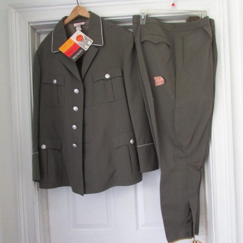 Post WW2 Large 52-2 East German Army Officer Jacket+Trousers Uniform ...