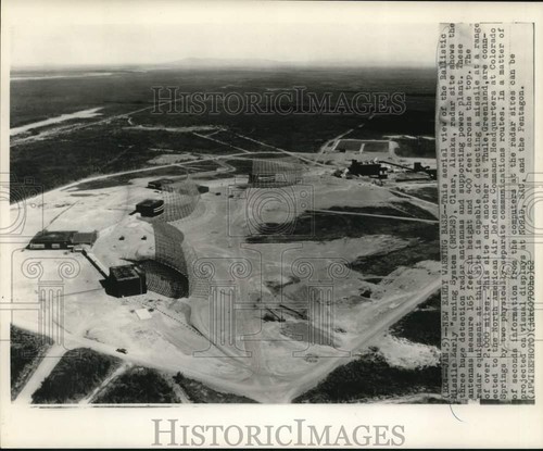 1962 Press Photo Ballistic Missile Early Warning System (BMEWS) in ...