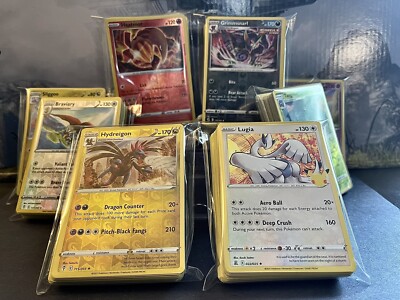 Pokemon 100 Random Card Bulk Lot, No Energy/Trainers 10 GUARANTEED Rare ...