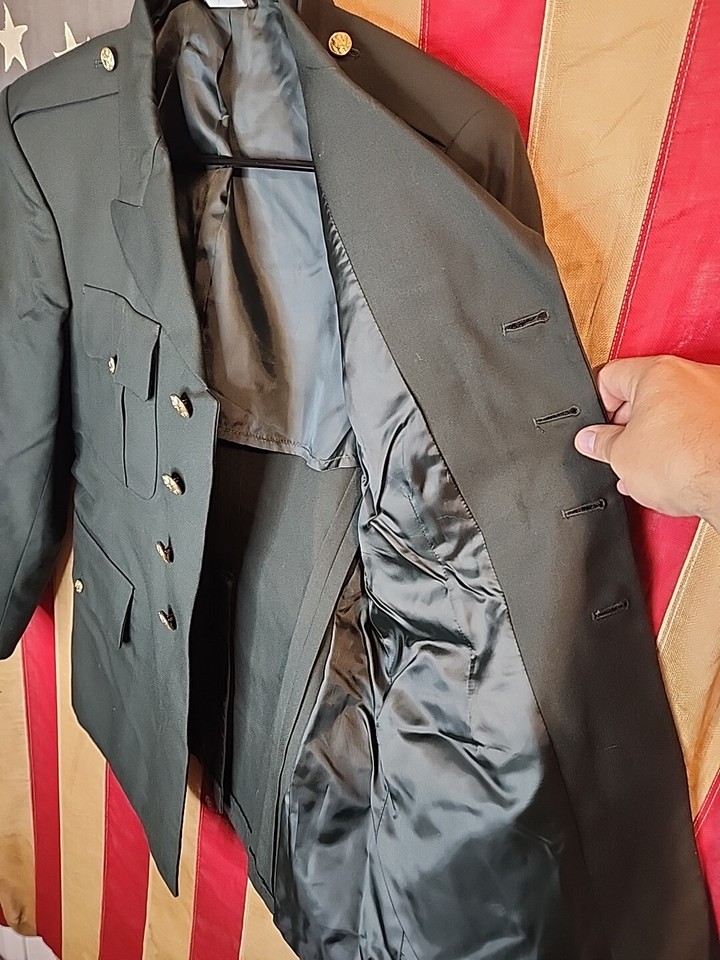 Size Pictured DSCP Class A Jacket Army Dress Green Uniform Ag 489 8208 ...