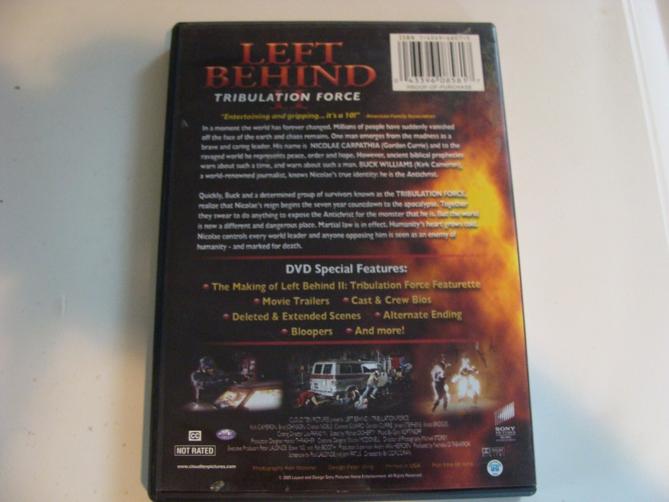 Left Behind II: Tribulation Force (DVD, 2004) Kirk Cameron Clarence ...