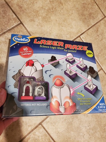 ThinkFun Laser Maze Jr. Science And Logic Maze Game Board (Brand New ...