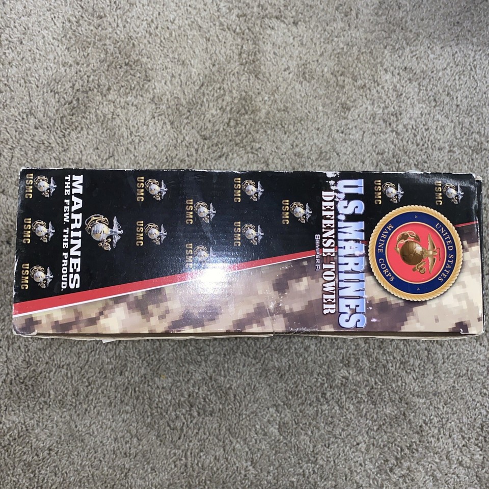 USMC MARINES DEFENSE TOWER - SEALED - RARE - SET WITH ACTION FIGURES | eBay