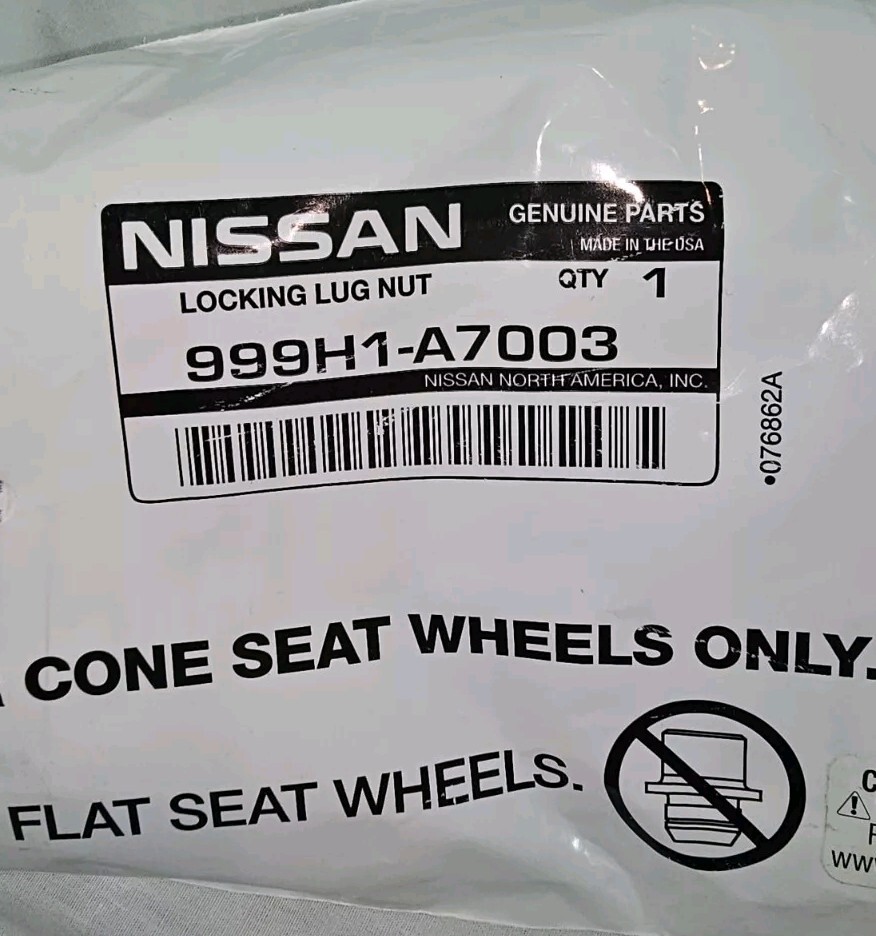 Nissan Infiniti Wheel Lock Key Only Genuine McGard 046155 999H1-A7003 ...