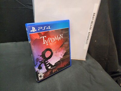 Preowned Typoman - PS4 (Sony PlayStation 4) - Fast Ship in Outer Box | eBay