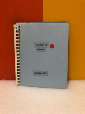 CusaCo TallySurf 10 Manual | eBay