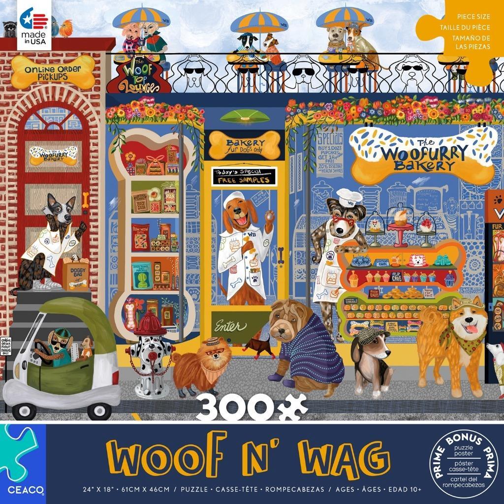 Ceaco Jigsaw Puzzle Woofurry Bakery Woof n' Wag series 300 pcs 2297-2 ...