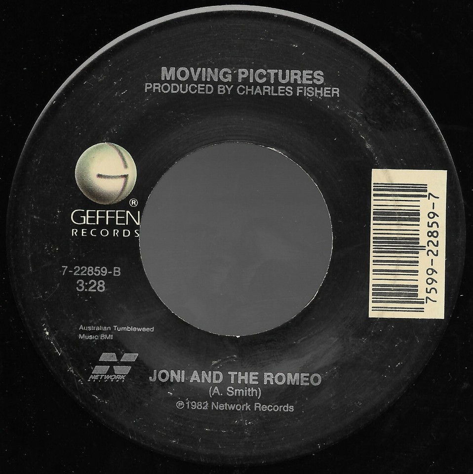 What About Me, Joni & the Romeo * by Moving Pictures (7", 1982, Geffen ...