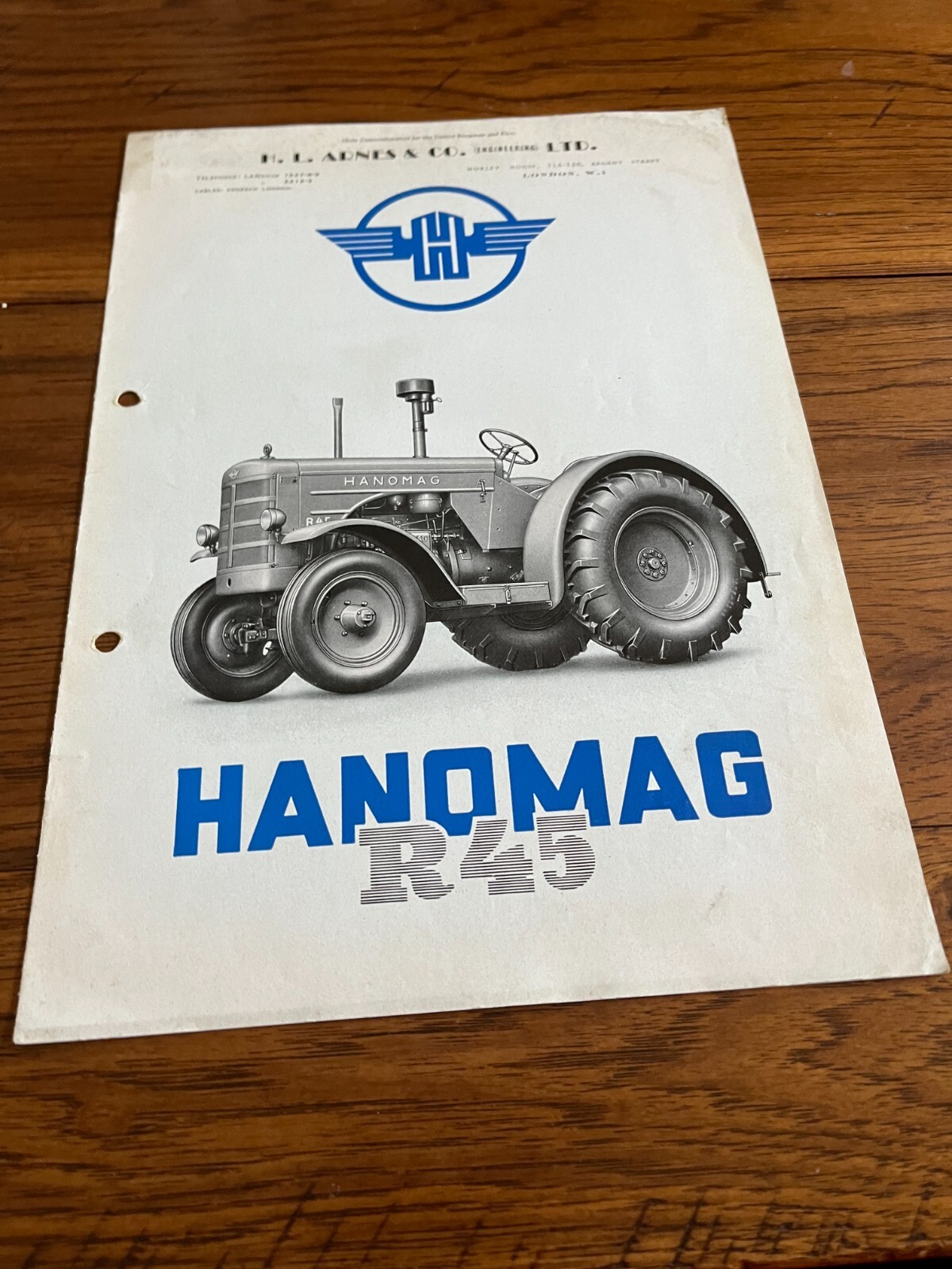 Hanomag R45 Tractor Brochure FCCA | eBay
