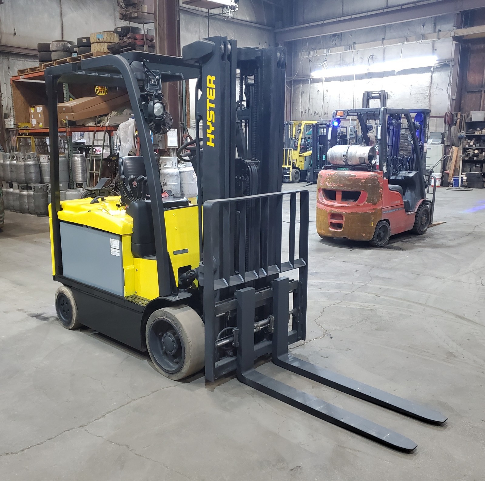 2018 Hyster E65XN-36, 6500lb cap 48V Electric Forklift | eBay