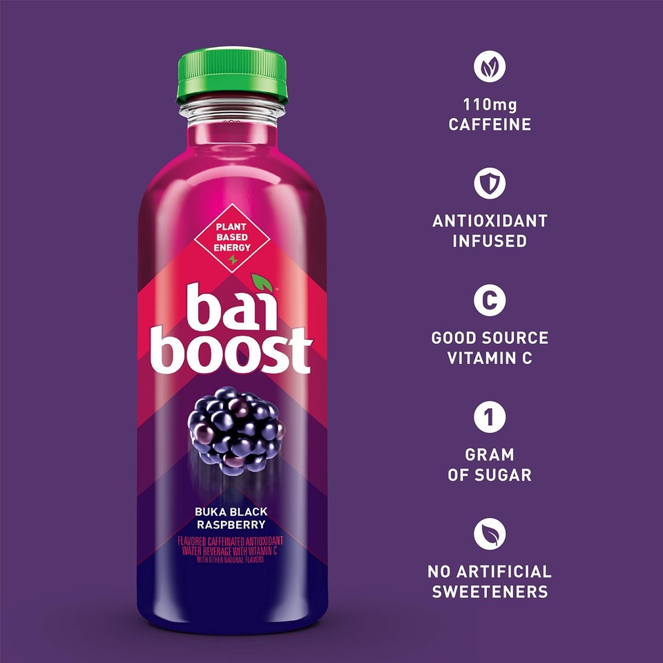 Boost Buka Black Raspberry, Antioxidant Infused Beverage, 18 fl oz ...