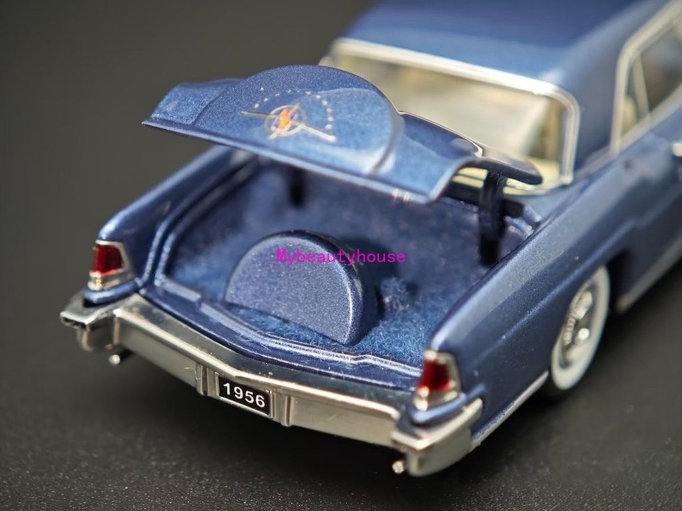 GFCC 1:64 Blue 1956 Continental Mark II Classic Model Diecast Metal Car ...