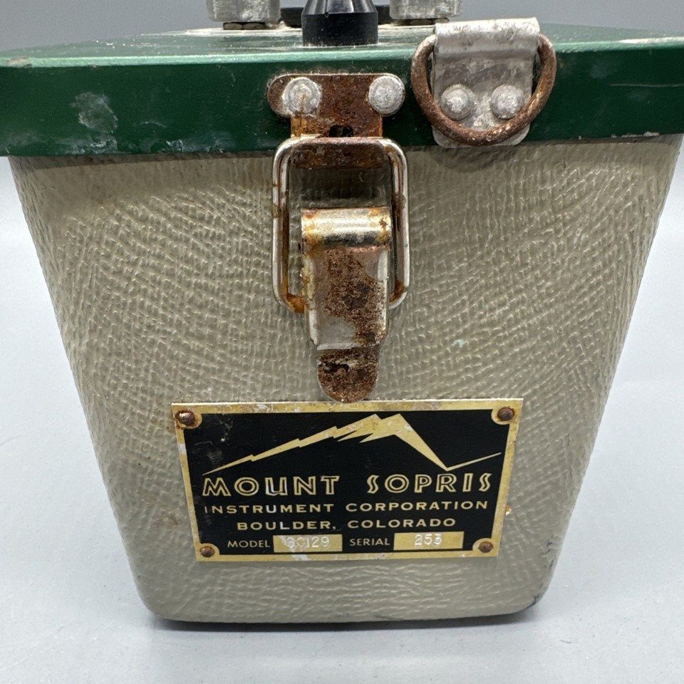 VTG 1950s Mount Sopris Instrument SC129 Portable Scintillation Counter ...