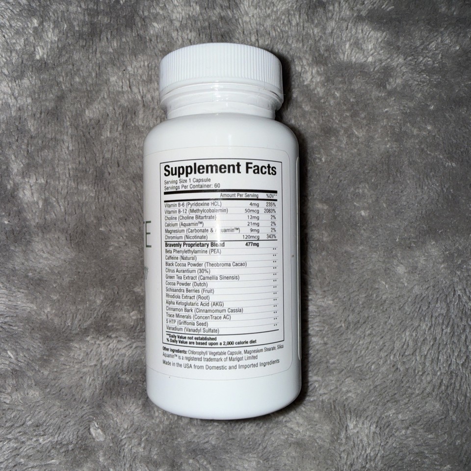 Bravenly Ignite - Appetite, Mood, Energy, Holistic Supplement 60 ...