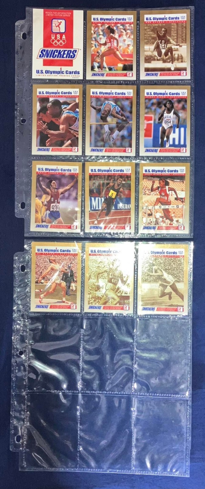 Snickers U.S. Olympic Cards 1992 Lot of 12 / READ DESCRIPTION | eBay