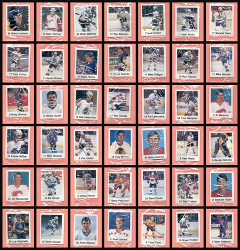 1988 Frito Lay Hockey NHL Card Sticker Set of 42 in Original Cellophane ...