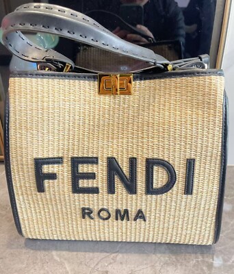 Authentic Fendi Straw Bag Handbags For Women | eBay