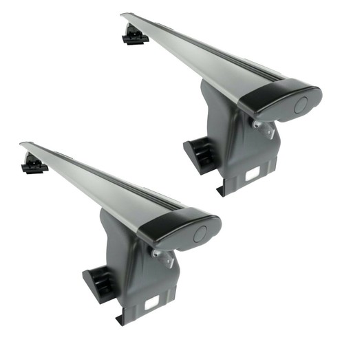 Gutterless Roof Rack D-1 Plus 120cm Areo Dynamic Aluminium Bar To Fit ...